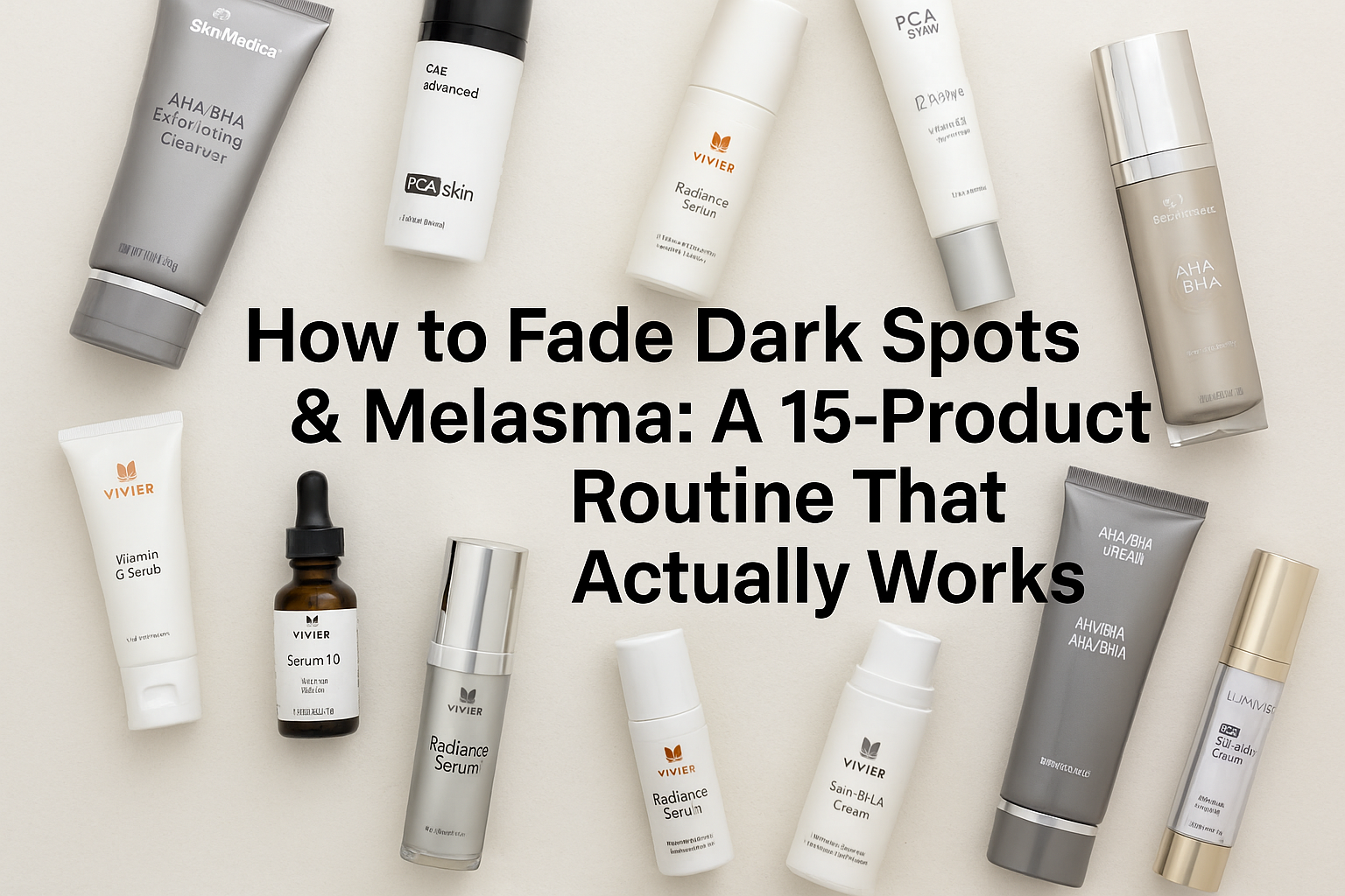 How to Fade Dark Spots; Melasma: A 15-Product Routine That Actually Wo